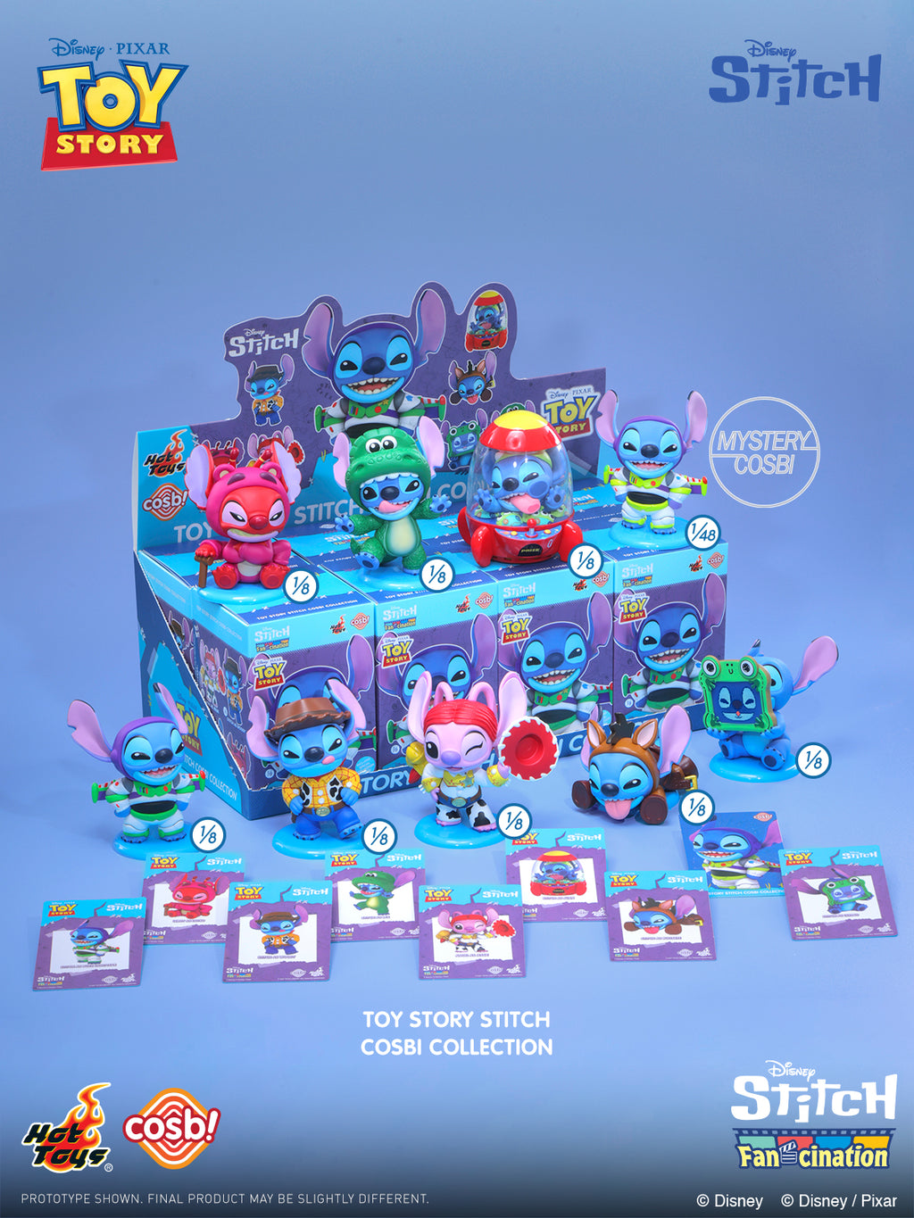 Hot Toys x Disney CBX350 Pixar Toy Story | Stitch Cosbi Full Box (Case ...