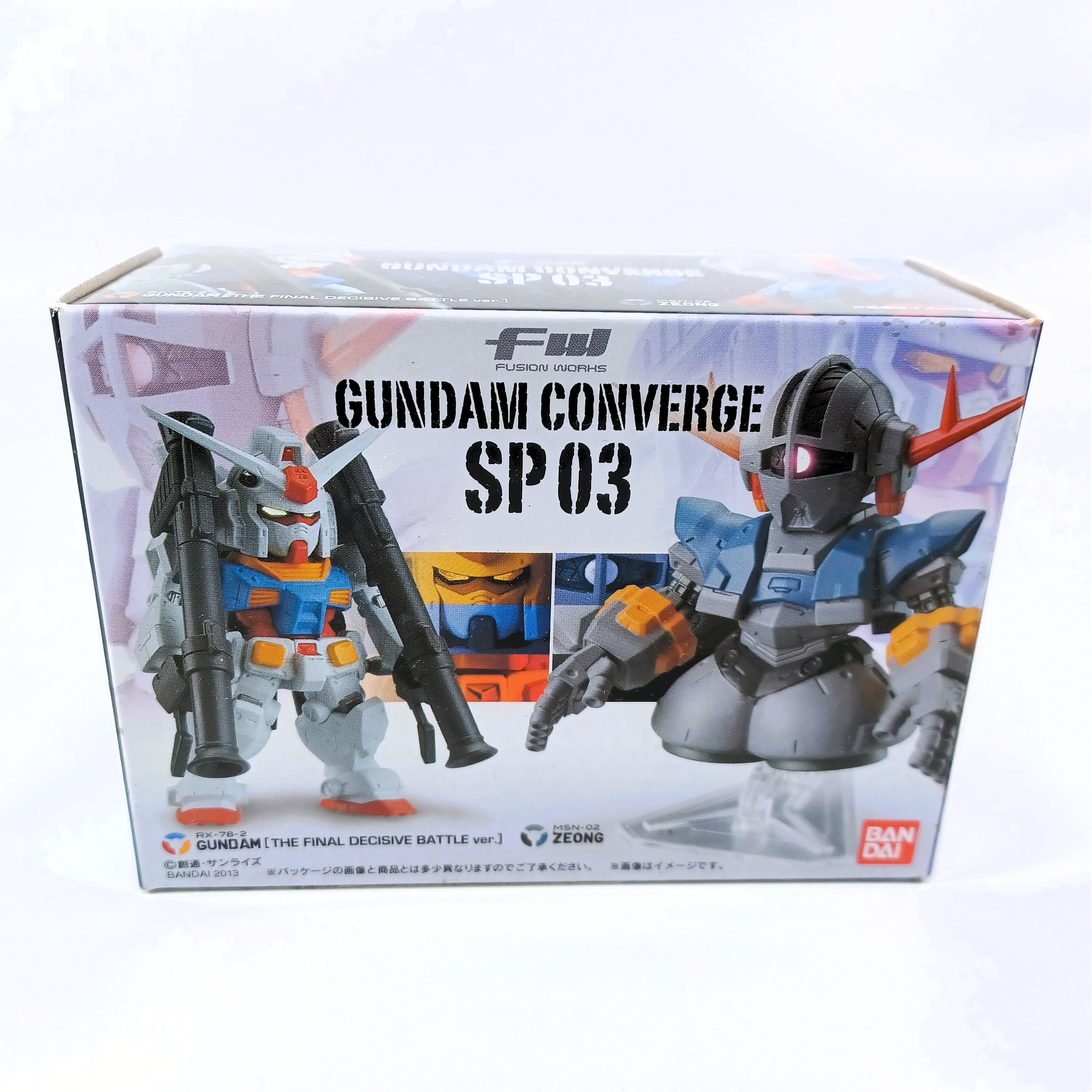 Bandai 2013 FW Gundam Converge SP03 Set ( RX-78-2 & ZEONG ...